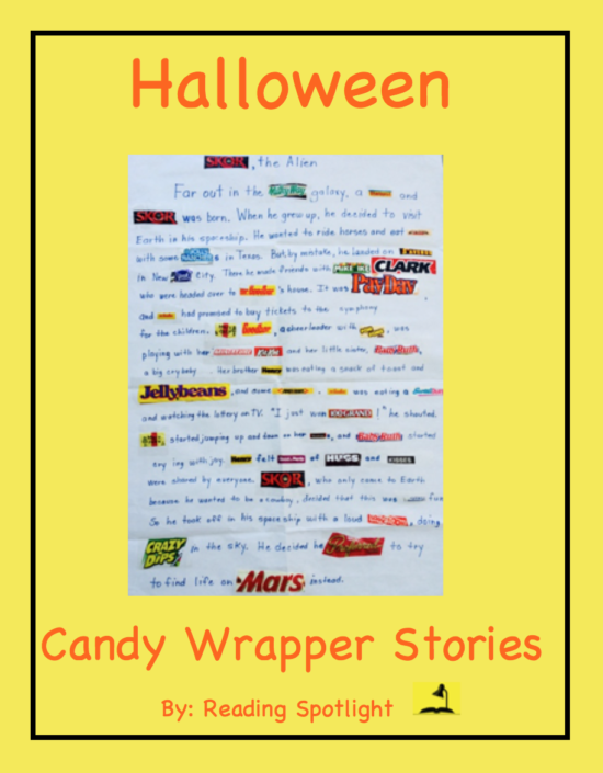 Halloween Candy Wrapper Stories - Reading Spotlight