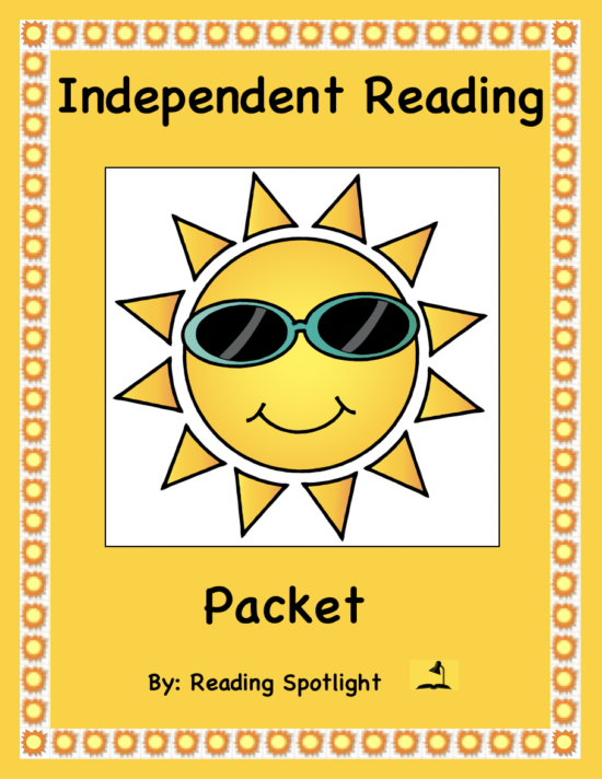 Independent Reading Packet - Reading Spotlight