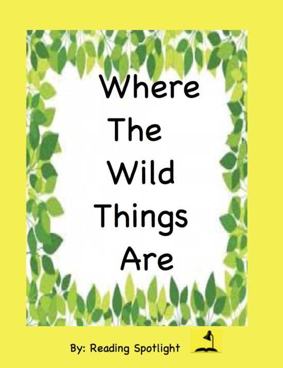 Where the Wild Things Are: A Sequencing Activity