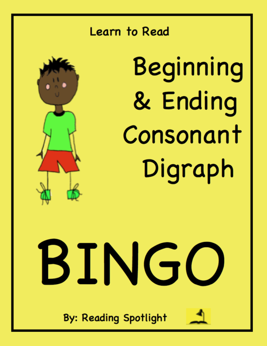 Best Bingo: Beginning & Ending Consonant Digraphs (LTR)