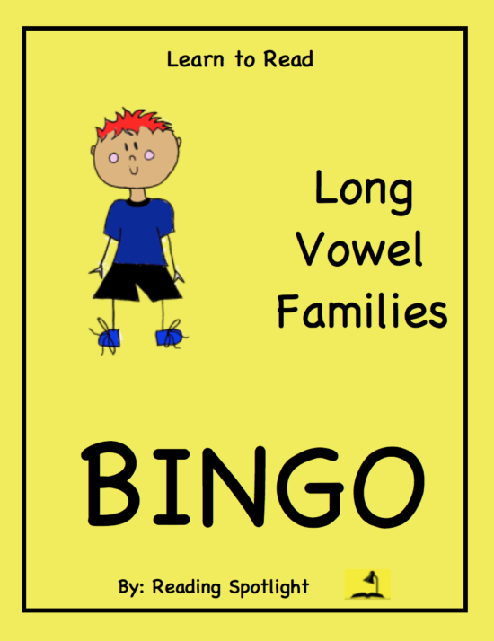 Best Bingo: Long Vowel Families (LTR)