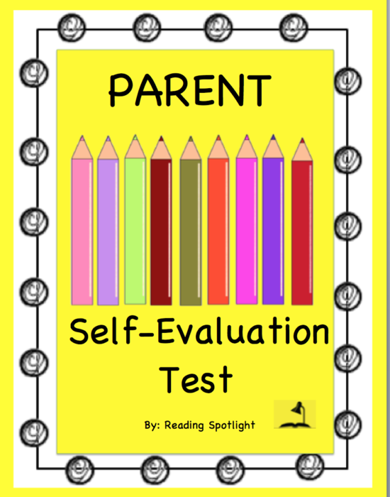 Self-Help Test: Parent Self-Evaluation