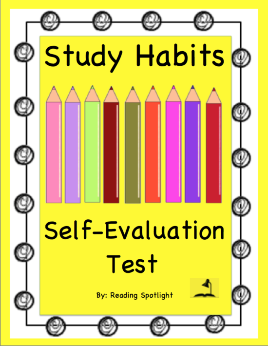 Self-Help Test: Study Habits - Reading Spotlight