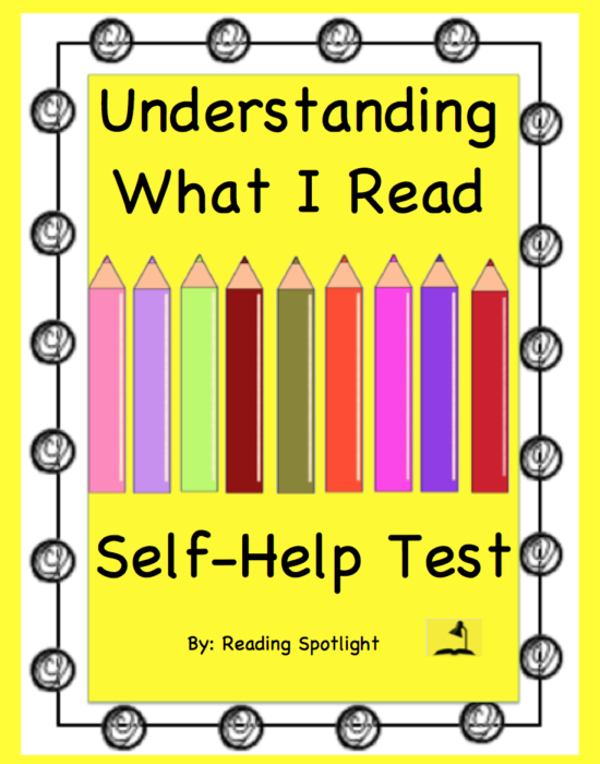 Self-Help Test: Understanding What I Read