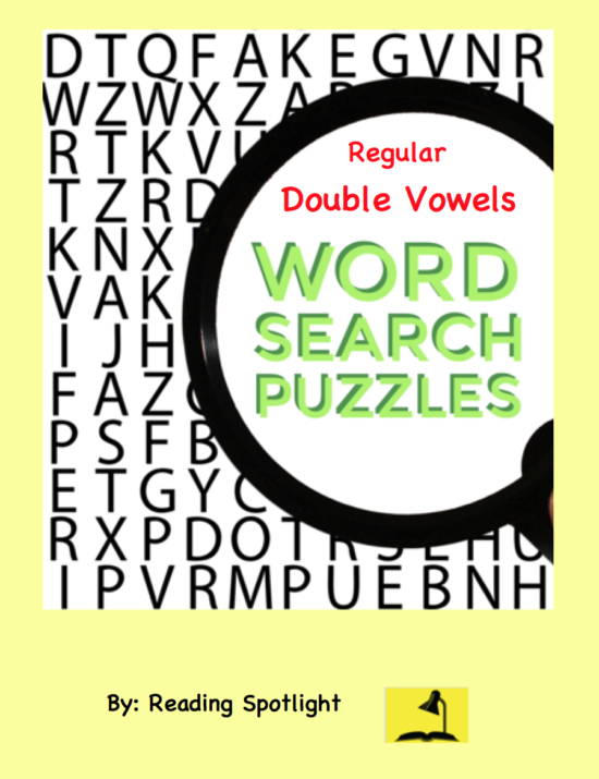 Word Search Puzzles: Long Vowels