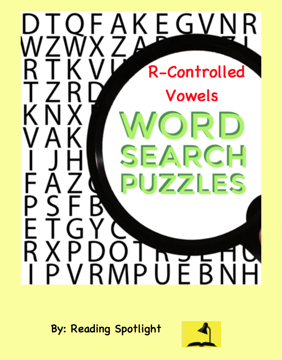 Word Search: R-Controlled Vowels - Reading Spotlight