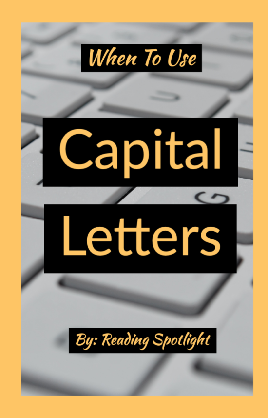 Capital Letters: One Rule Only