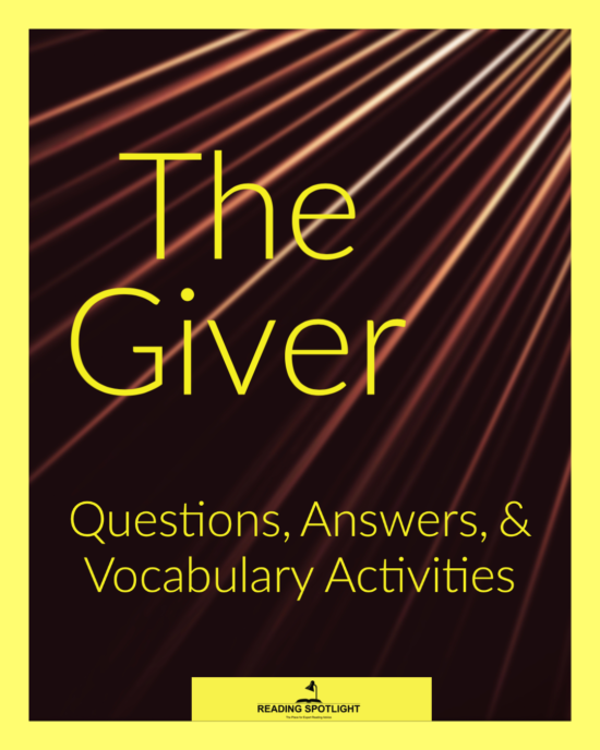 The Giver Novel Study